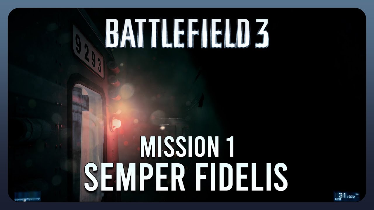 Battlefield 3 - Mission 1: Semper Fidelis - YouTube