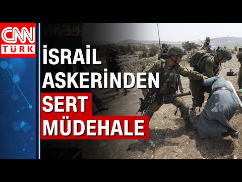 İsrail askerleri işgali protesto eden Filistinlilere saldırdı