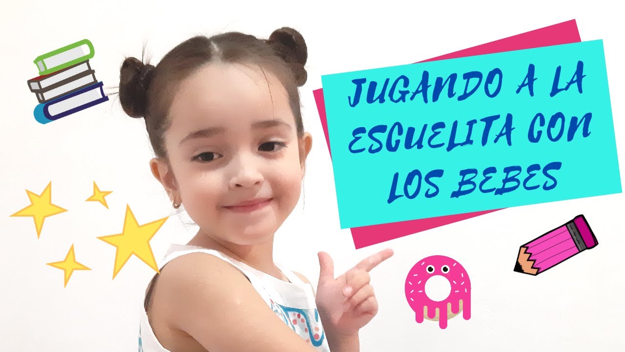 JUGANDO A LA ESCUELITA con los bebes - YouTube