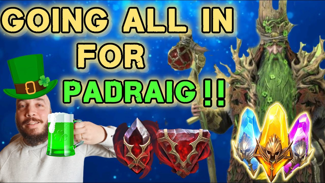 Pulling Everything we got for Padraig!INSANE LUCK!!! /Raid Shadow ...