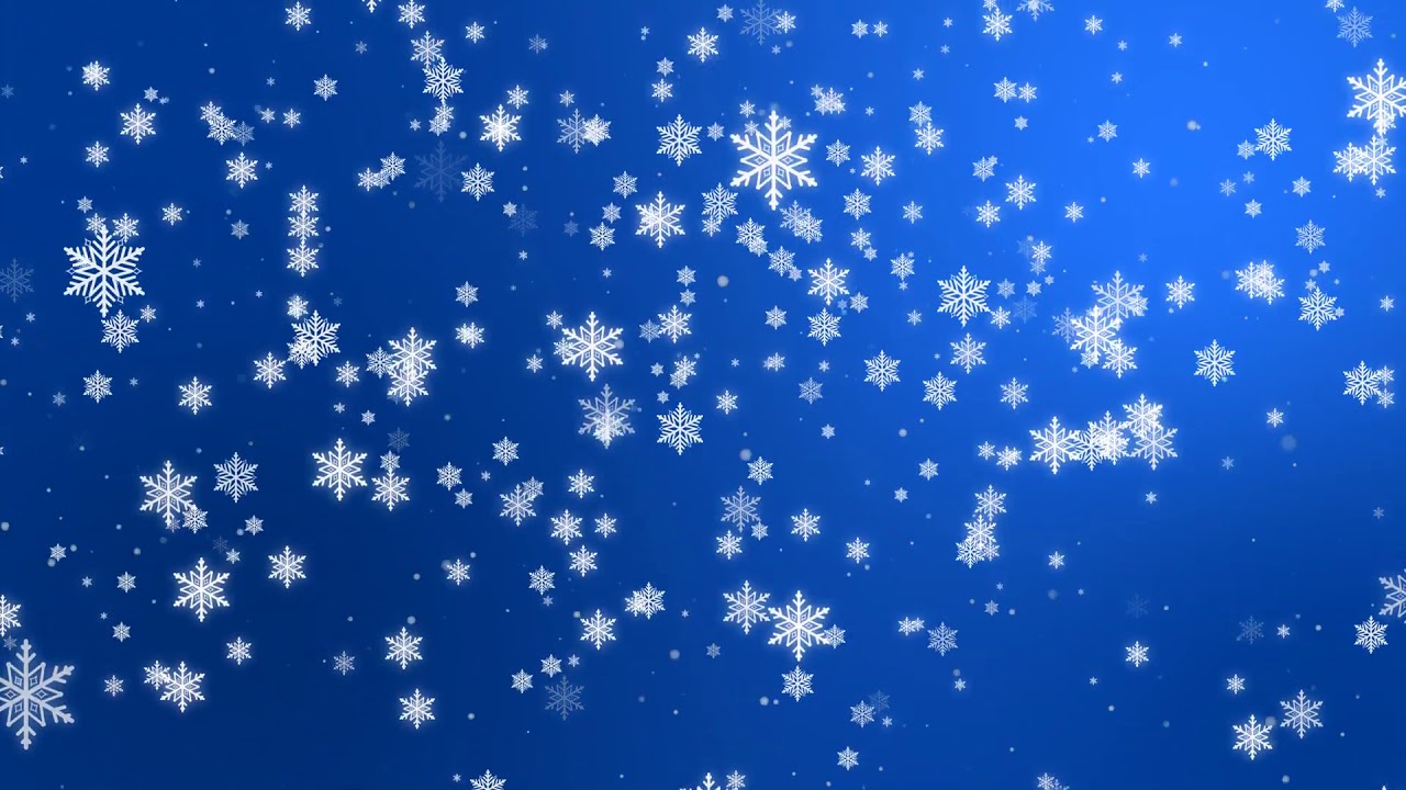 4K Snow flakes falling video motion background UHD 60 fps - YouTube