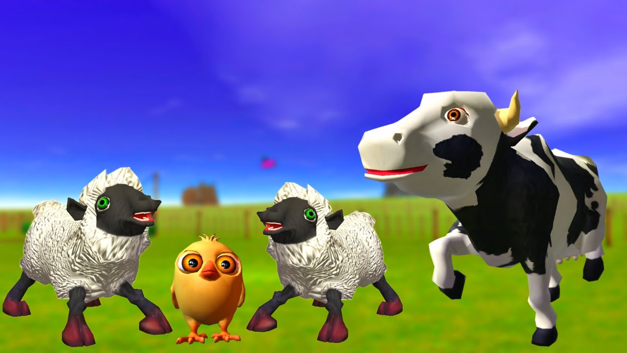 El Pollito y El Tractor 3D El pollito y dainasuair El Toro y Tractor La ...