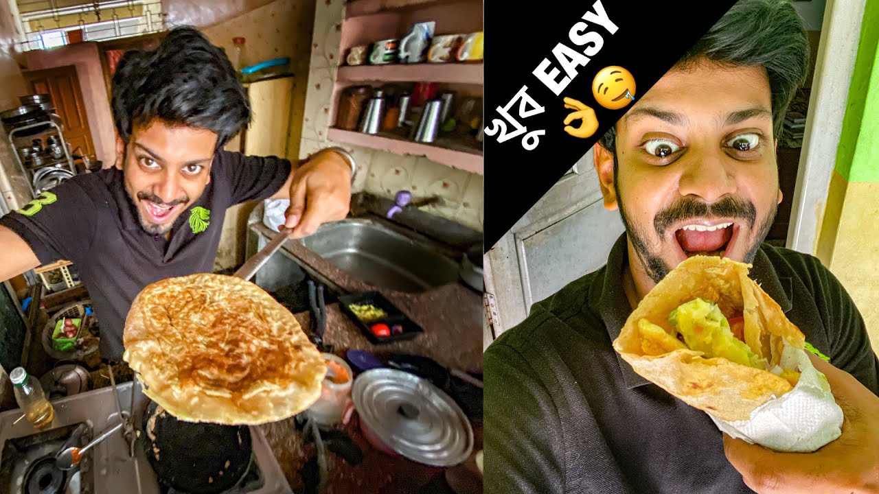 Making yummy EGG ROLL with RUTI 😍 | Kolkata's best rolls? 😂 ...