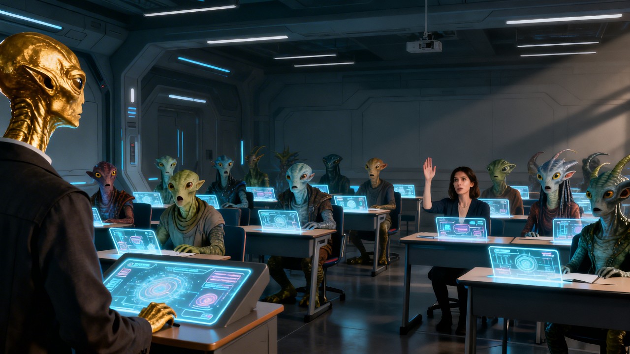 Professor Lectured on Extinct Humans — One in the Back Raised Her Hand ...