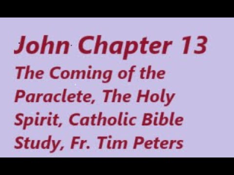 John 13: The Gospel of John, Catholic Bible Study, Fr. Tim Peters - YouTube