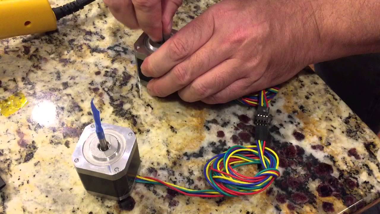 Stepper motor generator - YouTube