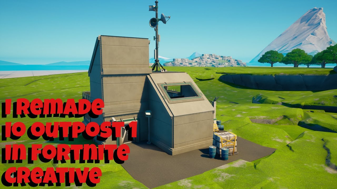 I remade Io outpost 1 in Fortnite creative #fortnite #fortnitecreative ...