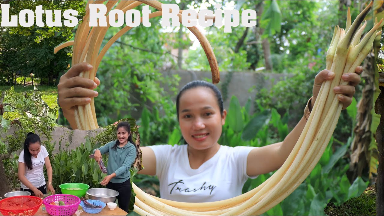Yummy Lotus Root Cooking / Lotus Root Recipe / Prepare By Countryside ...