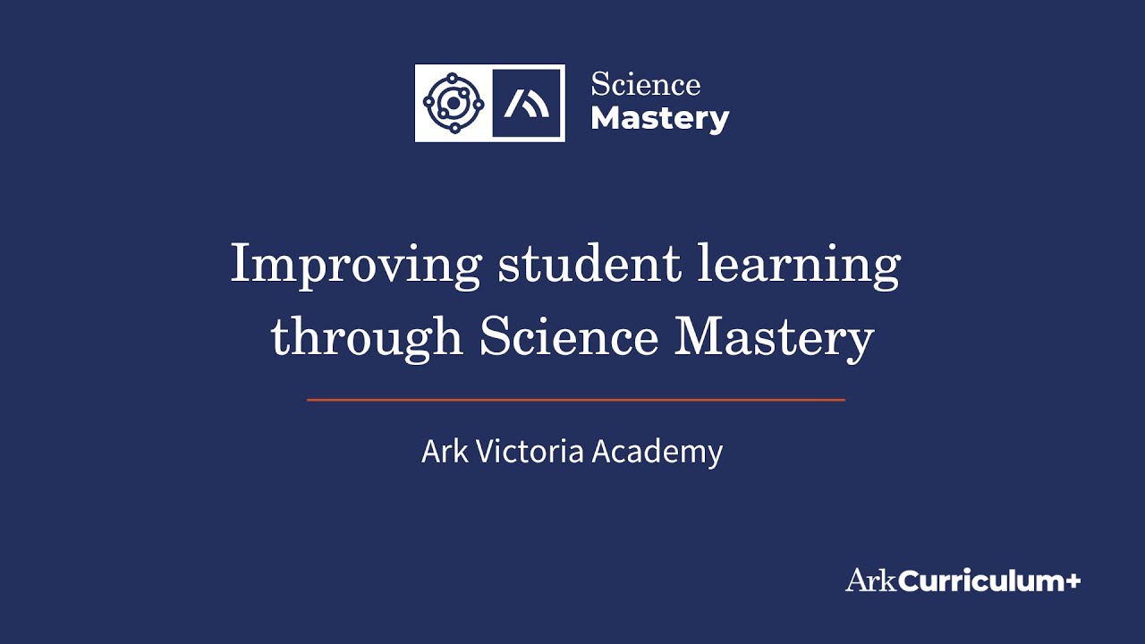 Improving student learning through Science Mastery - YouTube
