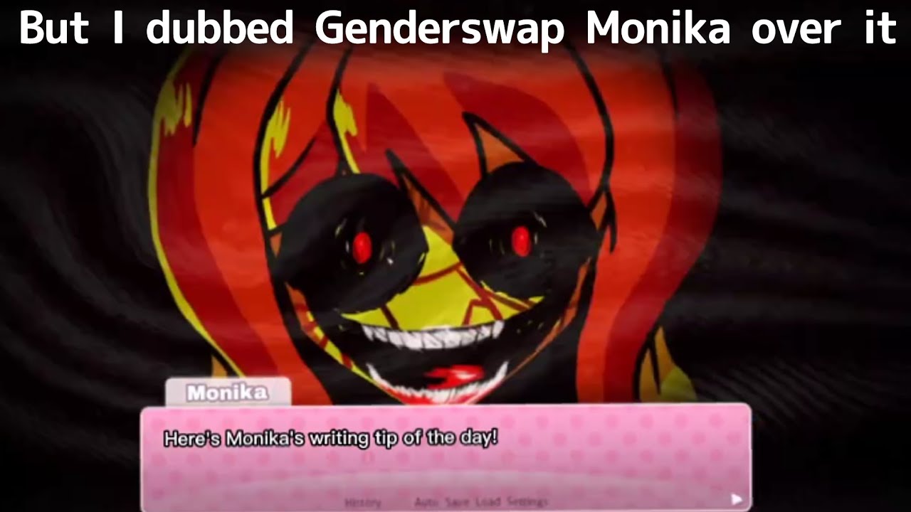 TW: Swearing | Monika's Writing Tip - but I dubbed / voice acted it ...