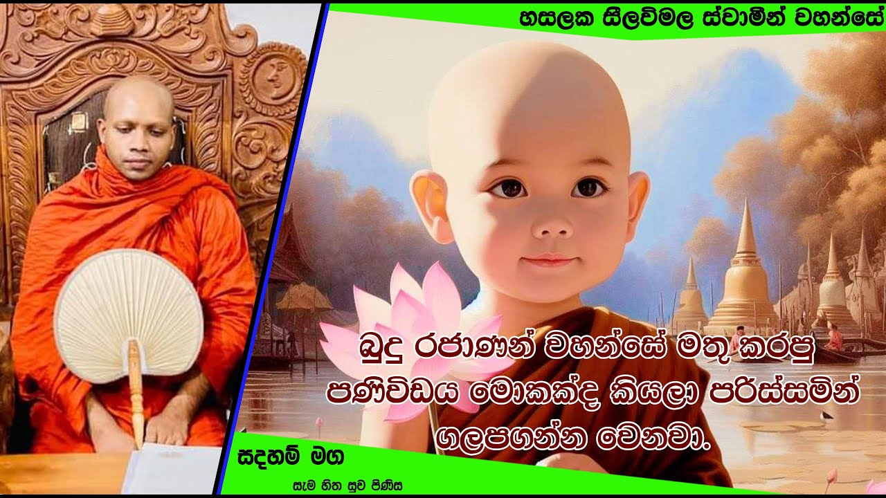 පරිස්සමින් ගලපගන්න වෙනවා.1773Ven Hasalaka Seelawimala Thero - YouTube