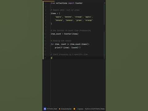 How to Use Pythons Counter for Fast Frequency Counting? Unlock Fast Frequency Counting in Python ...