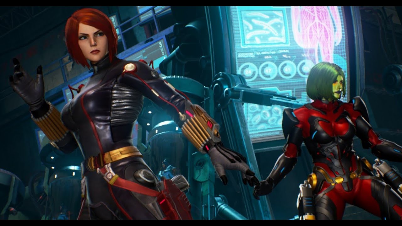 Black Widow & Gamora team up -Marvel VS Capcom Infinite- - YouTube