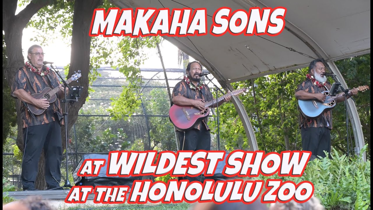 Makaha Sons at Honolulu Zoo Wildest Show July 10, 2024 Hawaiian Music ...