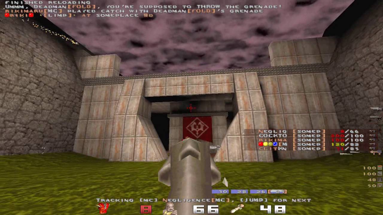 Quake Team Fortress (QWTF) - Mercenaries Clan vs. FOLD III, pt. 1 - YouTube
