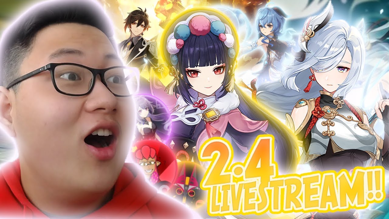 REACTING TO THE 2.4 GENSHIN IMPACT LIVESTREAM! maximum hype engage! (ft ...