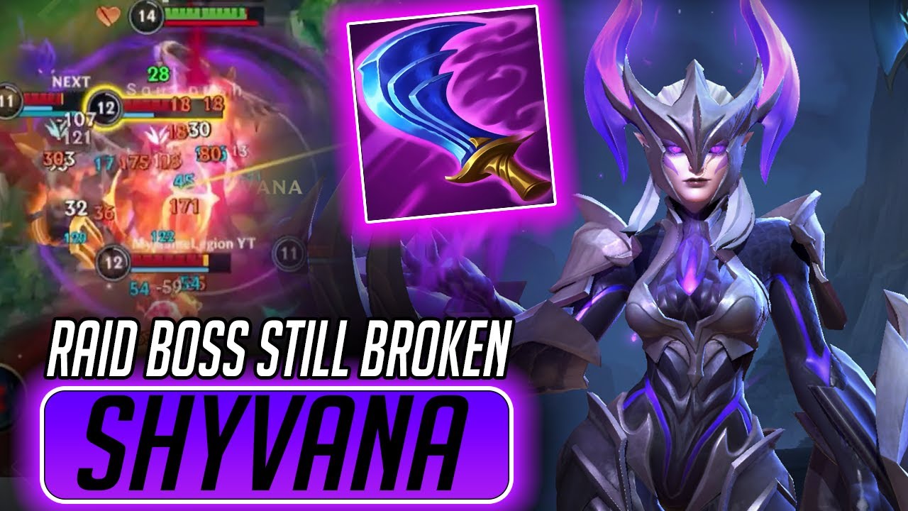 WILD RIFT SHYVANA RAID BOSS BUILD ONE OF THE BEST 1V9 JUNGLERS - YouTube