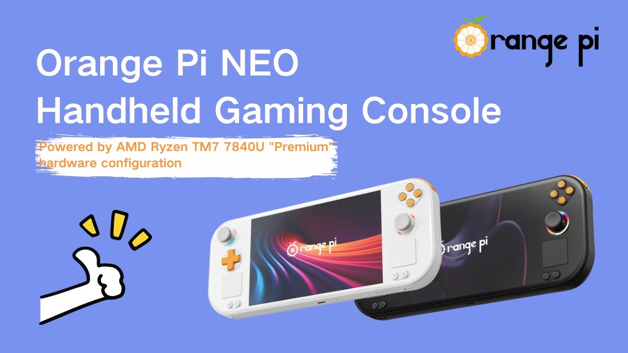 Orange Pi NEO First Gaming Handheld Console - YouTube
