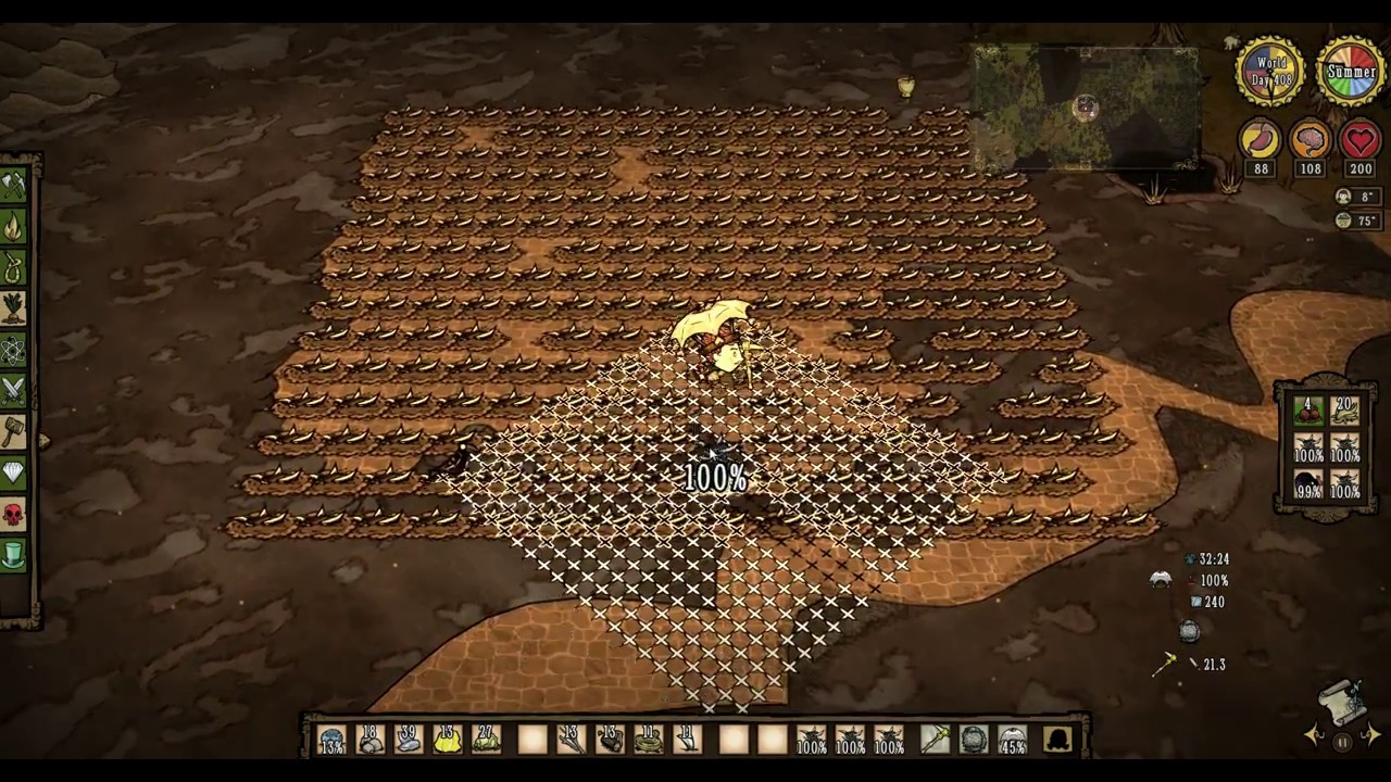 Don't Starve Together, Repairing Tooth Trap Field - YouTube