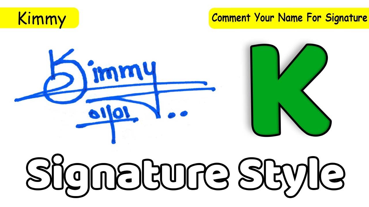 How to Design Your Own Amazing Signature | How to Make Signature ...