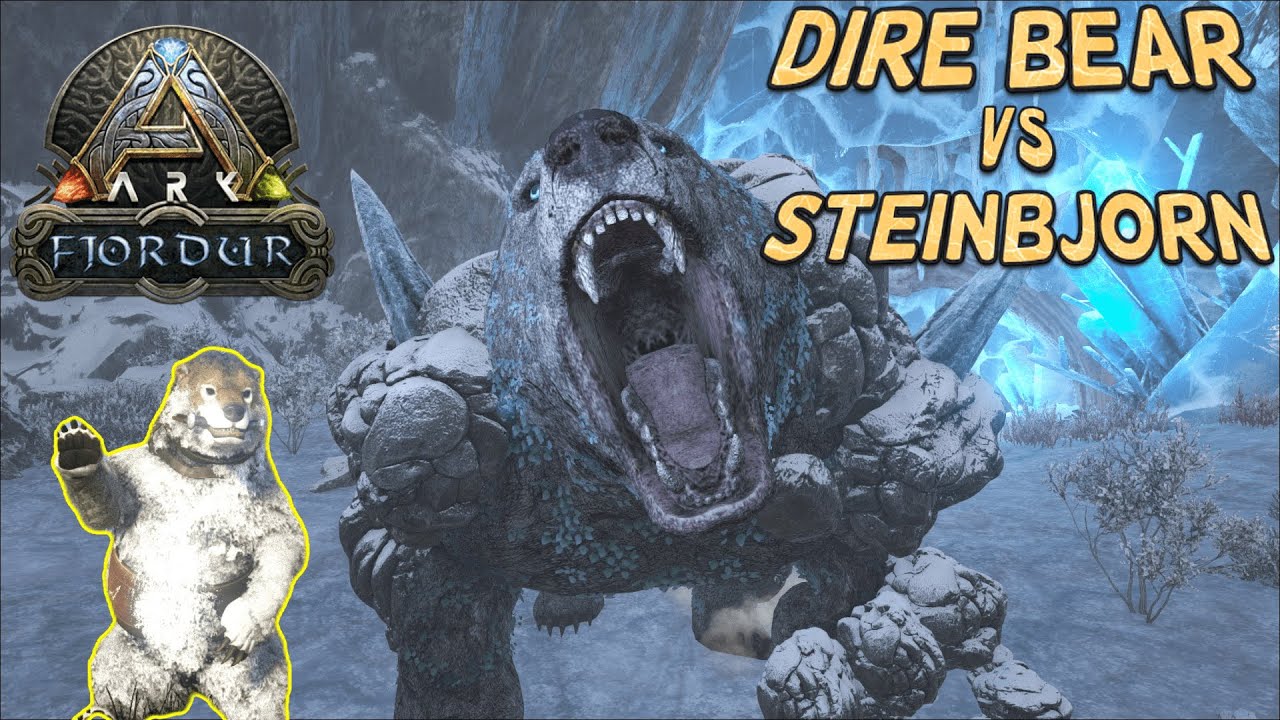 Steinbjorn Boss Fight | Vs Dire Bear | Ark: Fjordur - YouTube