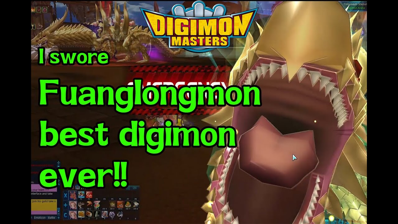 【DMO】I swore Fuanglongmon is the best digimon ever! So handsome! - YouTube