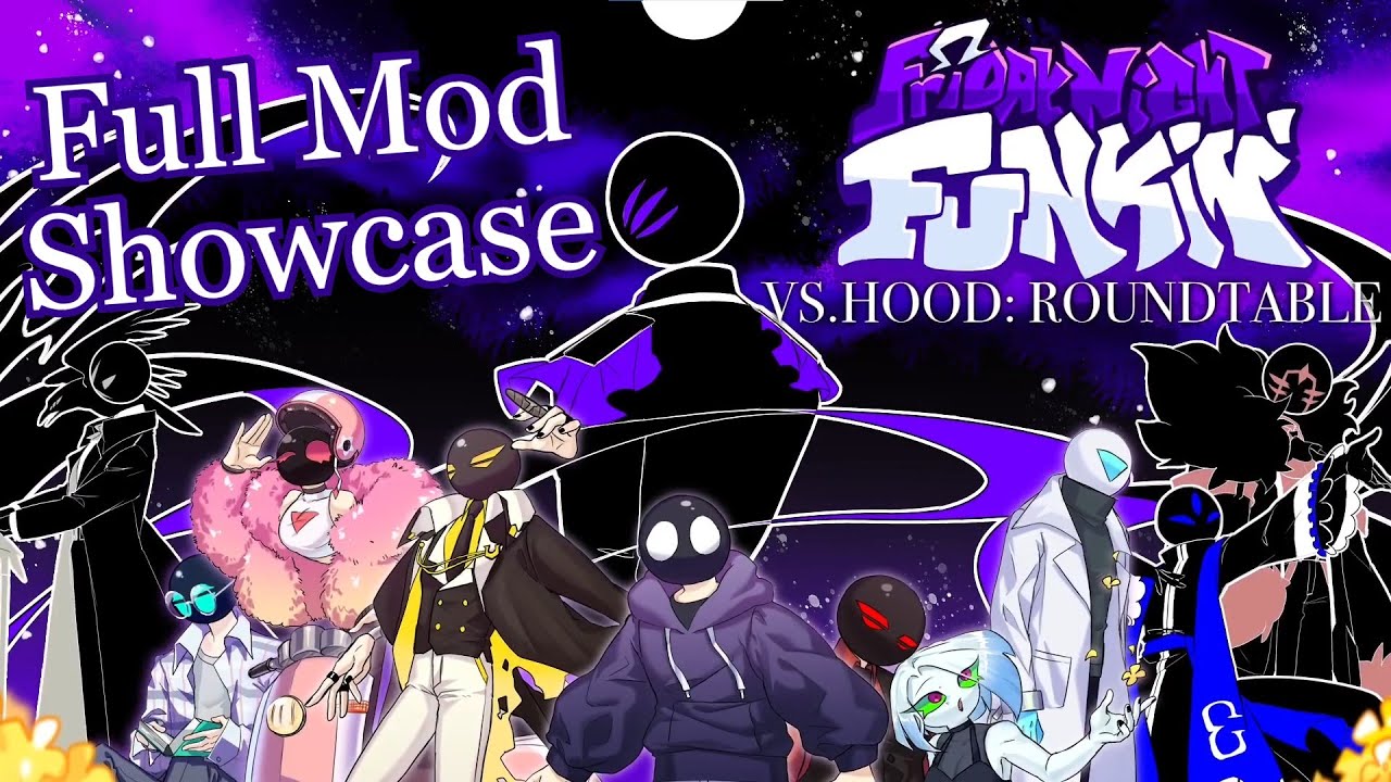 V.S. Hood: Roundtable | FNF | FULL MOD SHOWCASE - YouTube