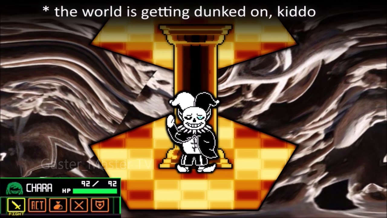 * the world is getting dunked on, kiddo | THE WORLD REVOLVING for Sans ...