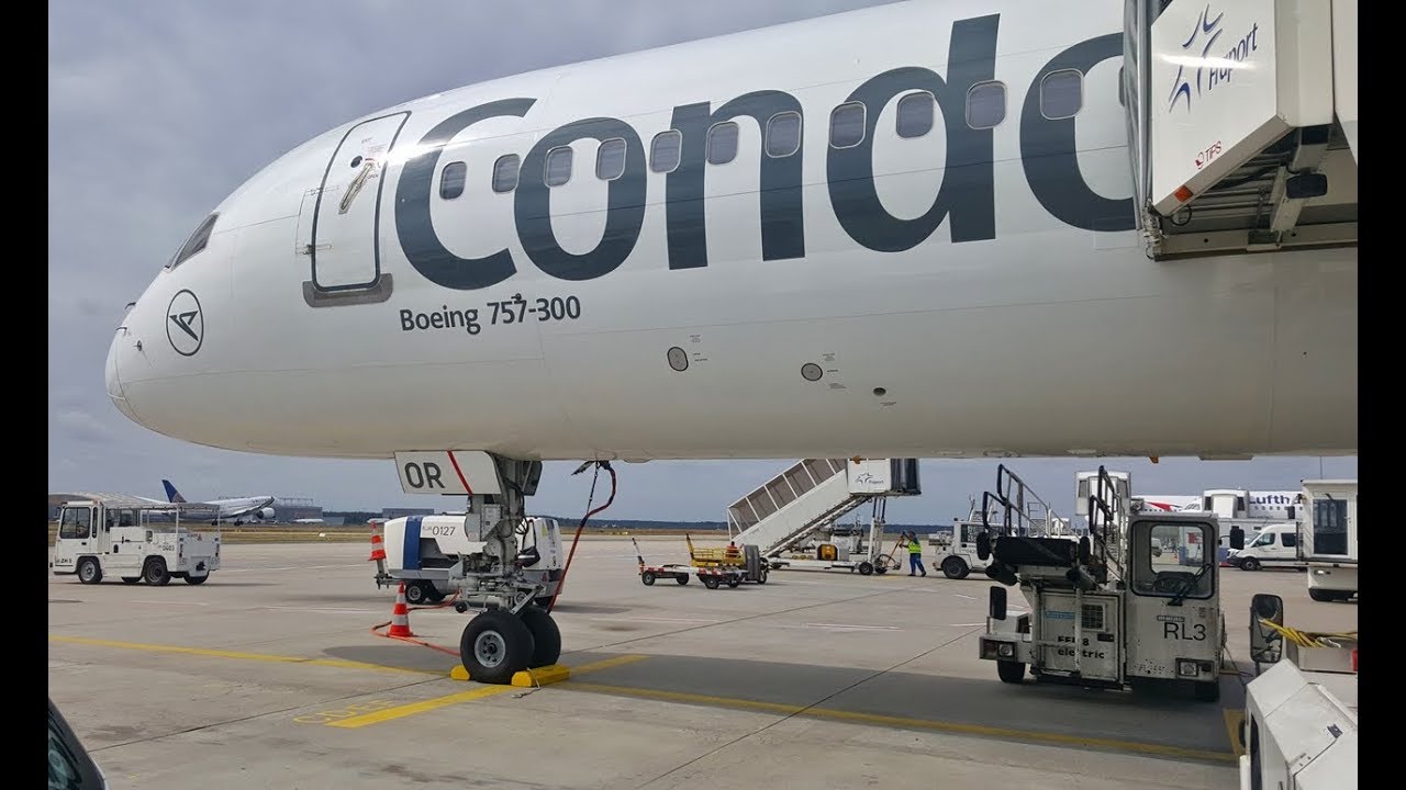 Approach & Landung Hurghada Airport Condor Boeing 757 - YouTube