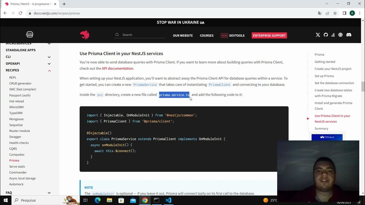 COMO CRIAR UM PROJETO NESTJS COM PRISMA PARTE 2 - YouTube