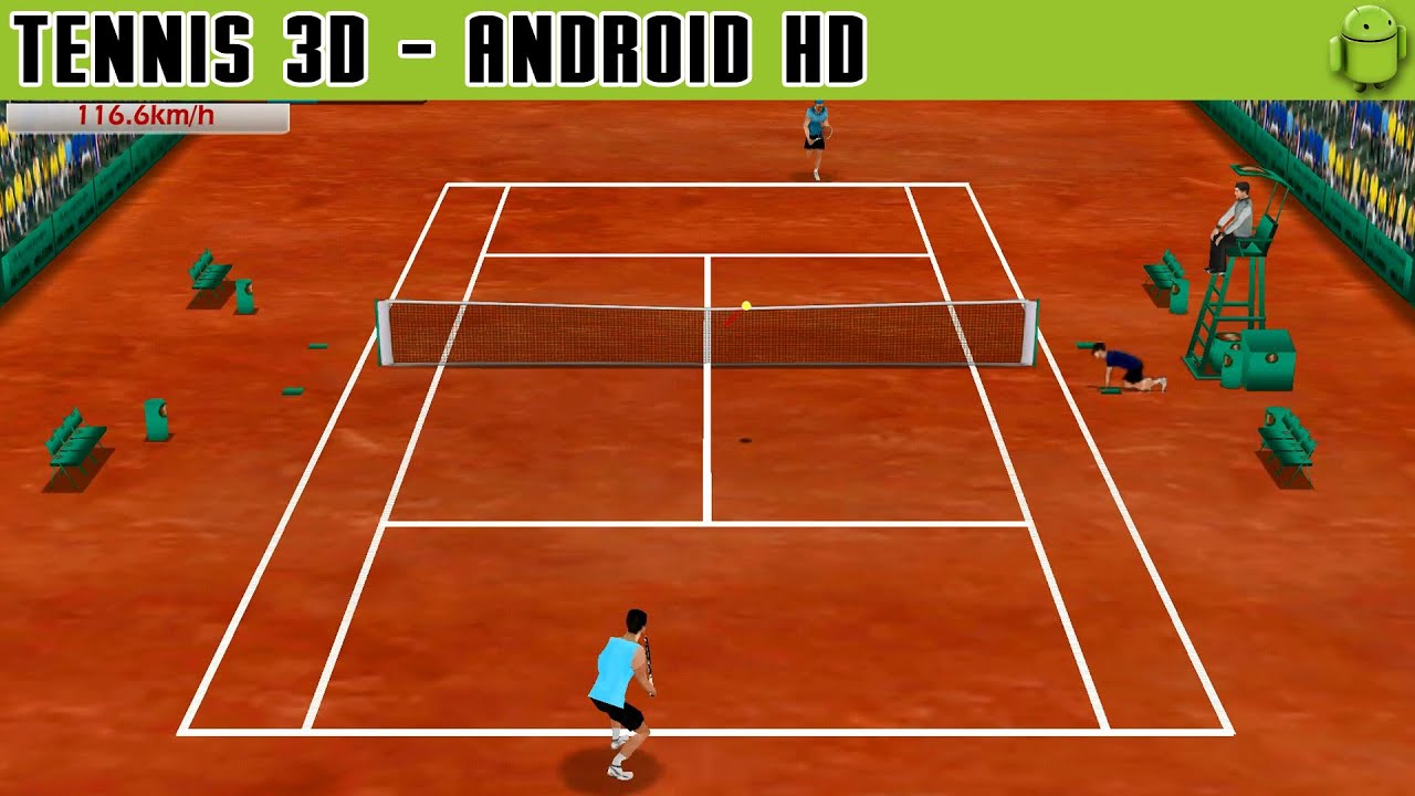 Tennis 3D - Gameplay Android HD / HQ Audio (Android Games HD) - YouTube