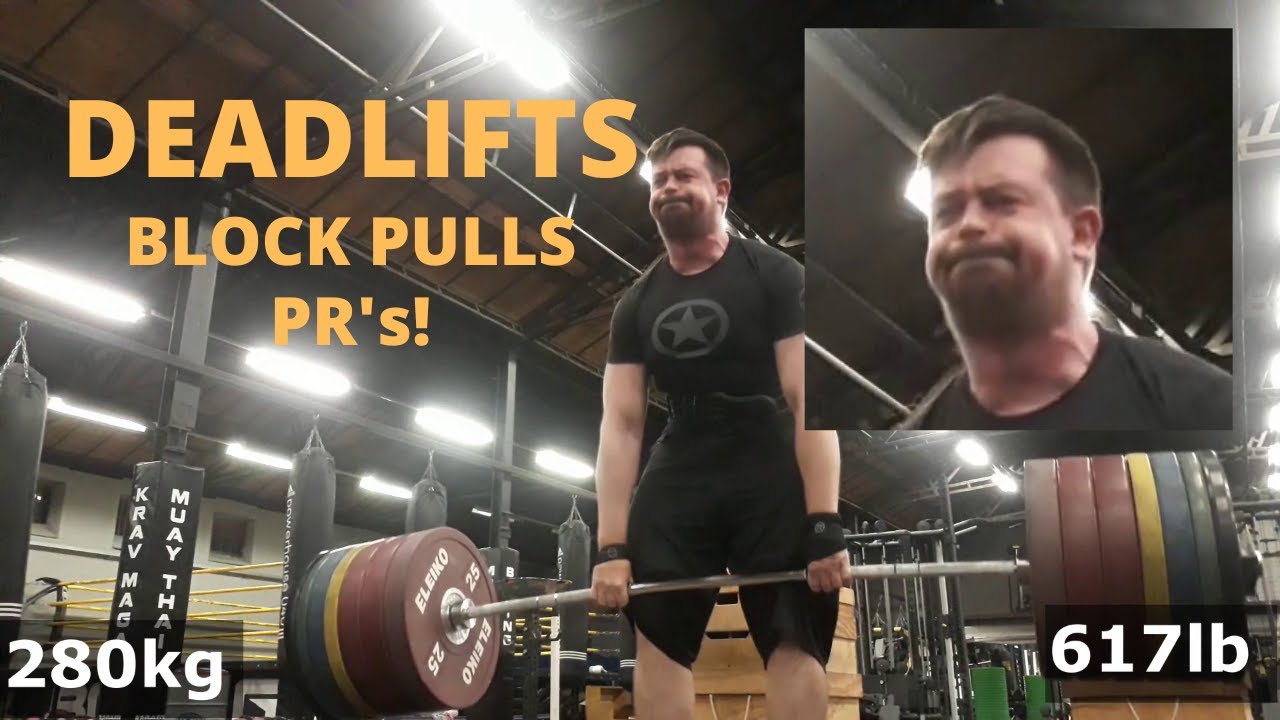 Autist Attempts Deadlifts (And Block Pulls) - Road To 273kg/601lb - YouTube