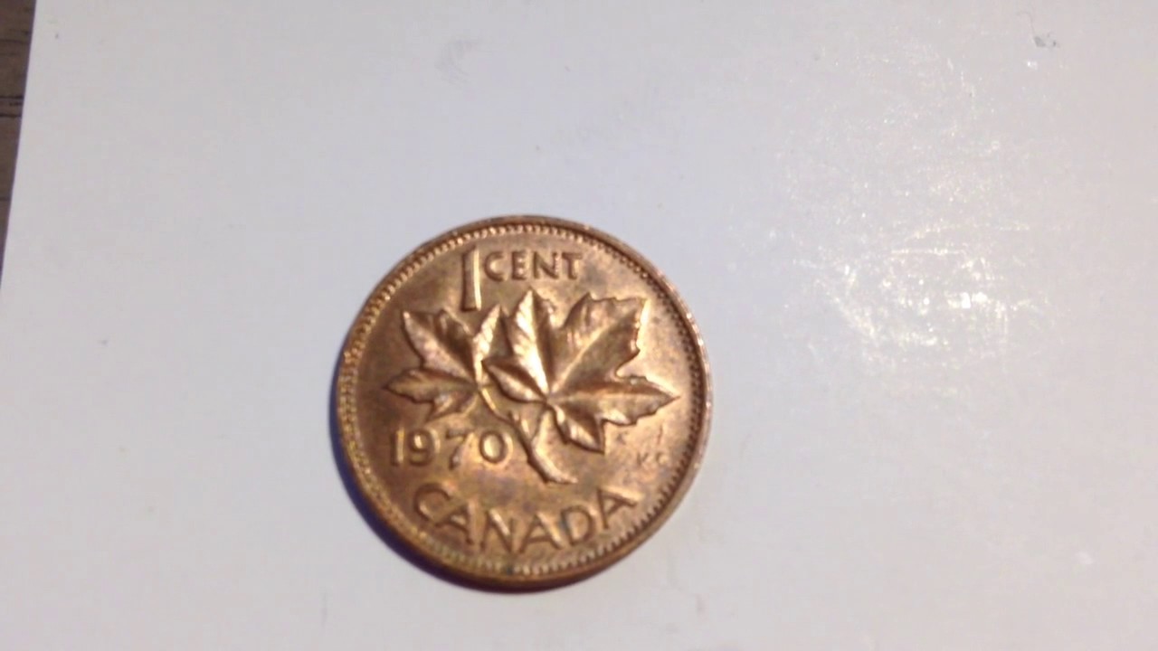 1970 Canada One Cent Coin - YouTube