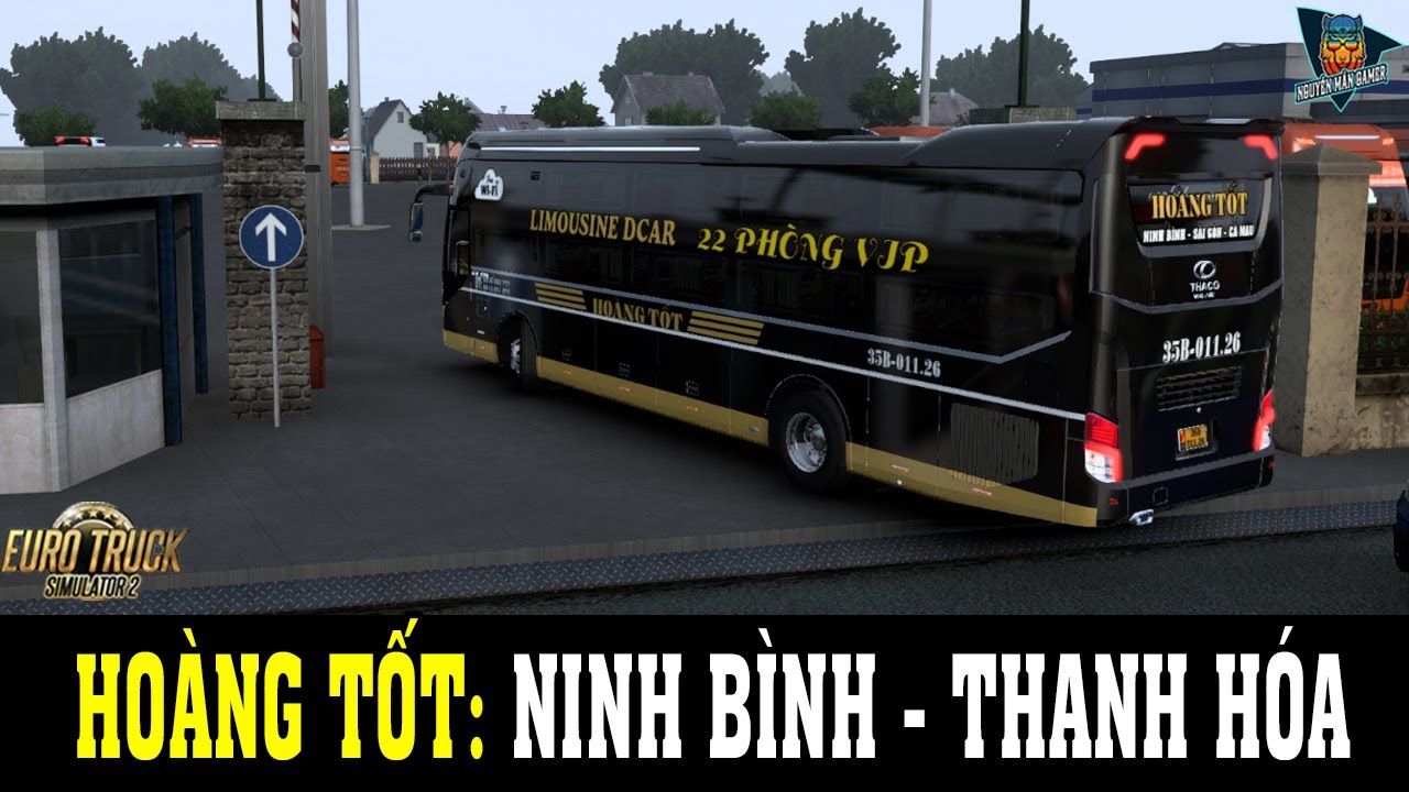 ETS2 - Nhà Xe Hoàng Tốt: Ninh Bình - Thanh Hóa | Vô lăng xe Thaco TB120 ...