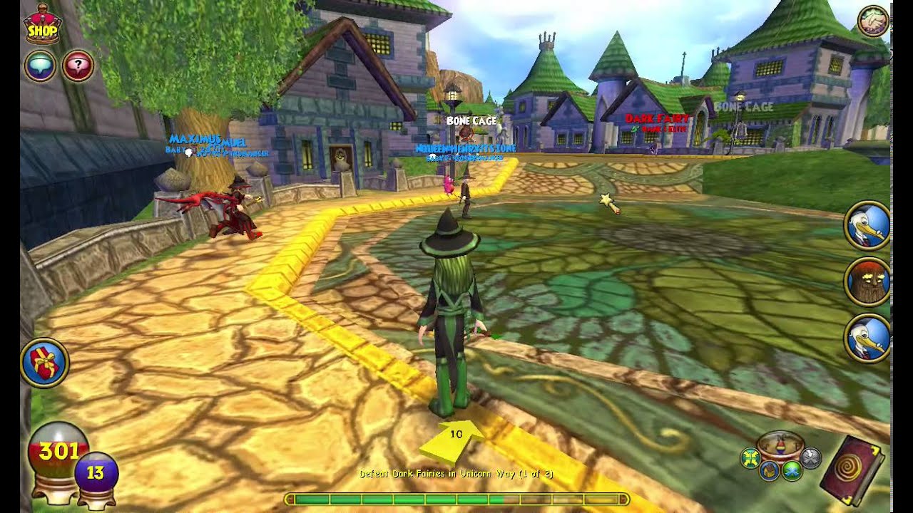 Wizard 101 Walkthrough Episode 2: Dark Fairies - YouTube