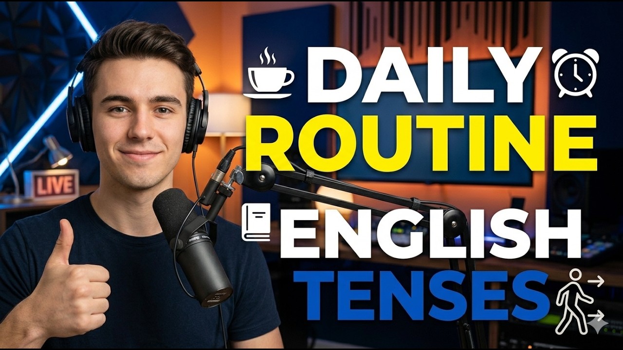 Daily Routine Vocabulary & Grammar1 - YouTube