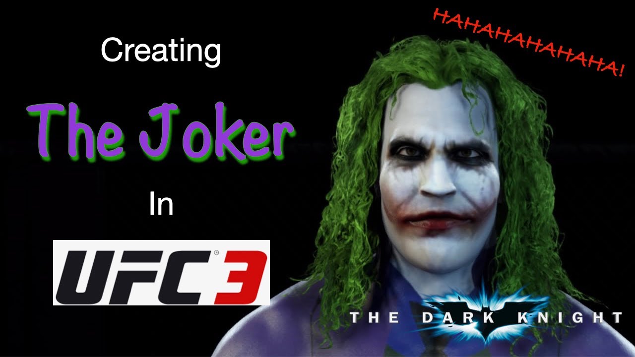 Heath Ledger as The Joker || UFC 3 CAF - YouTube