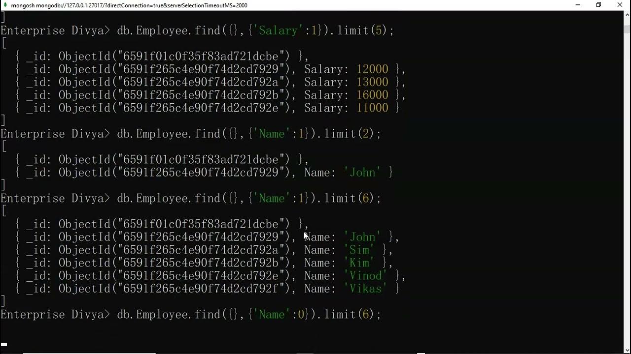 MongoDB#6:What is Limits in the MongoDB? - YouTube