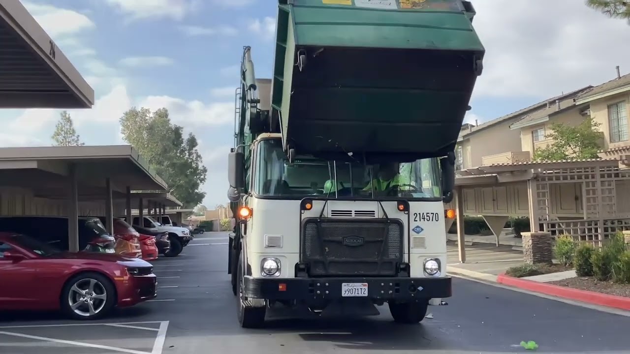 Waste Management Dumpsters Pickup - YouTube