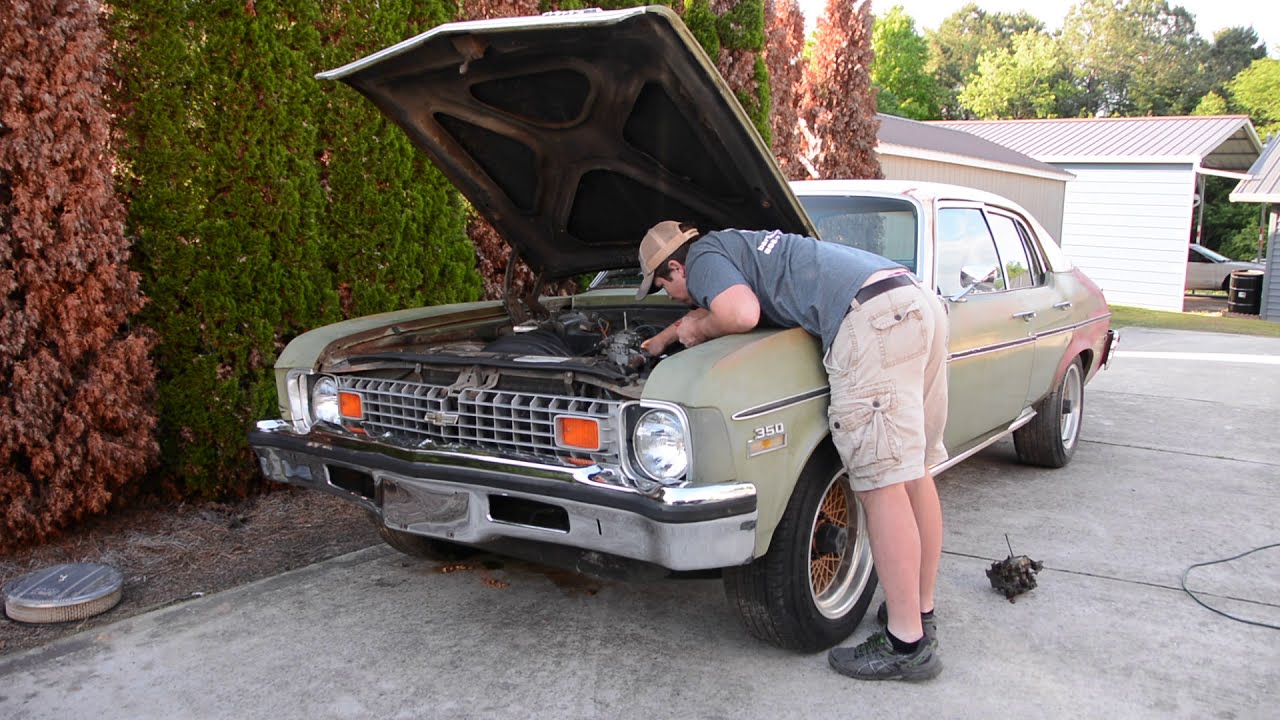 Reviving a Forgotten Project Car - 1973 Chevy Nova - Will it Run and ...