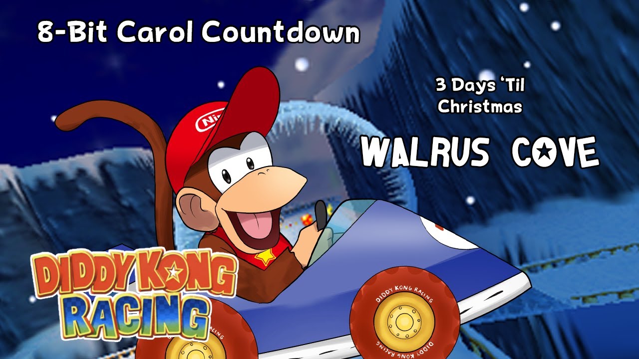 8-Bit Carol Countdown 3 - Walrus Cove WITH LYRICS - Diddy Kong Racing ...