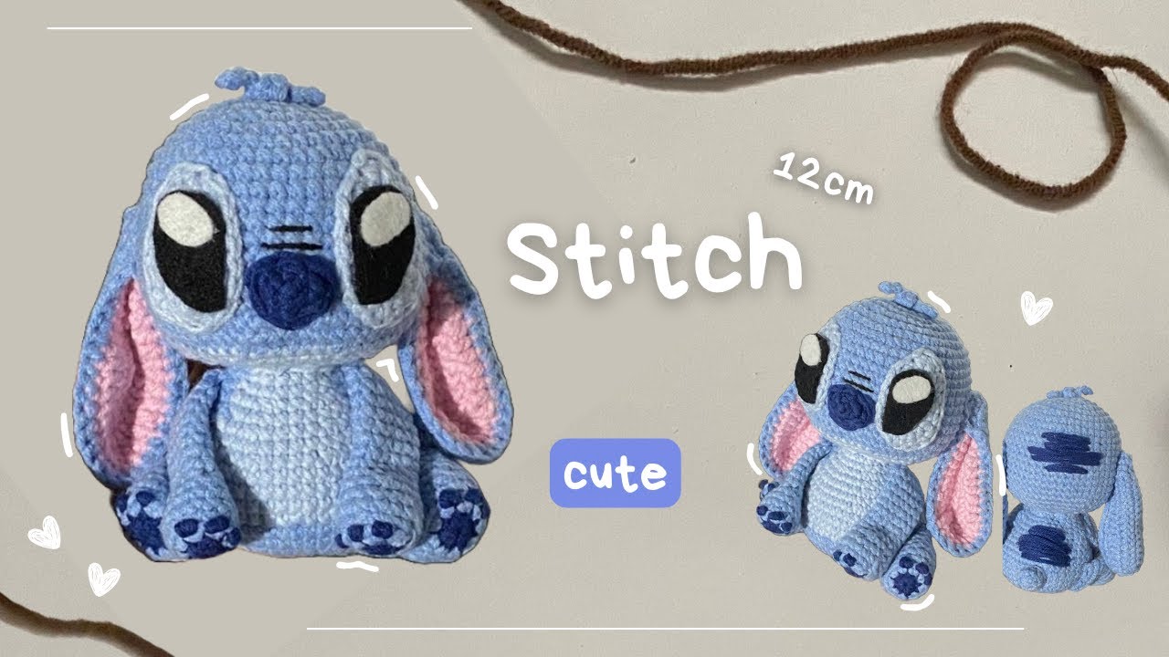 Stitch Amigurumi🌸 | Tutorial crochet | ESP/ENG - YouTube