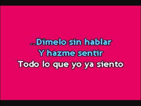 Enrique Iglesias - Dimelo karaoke - YouTube