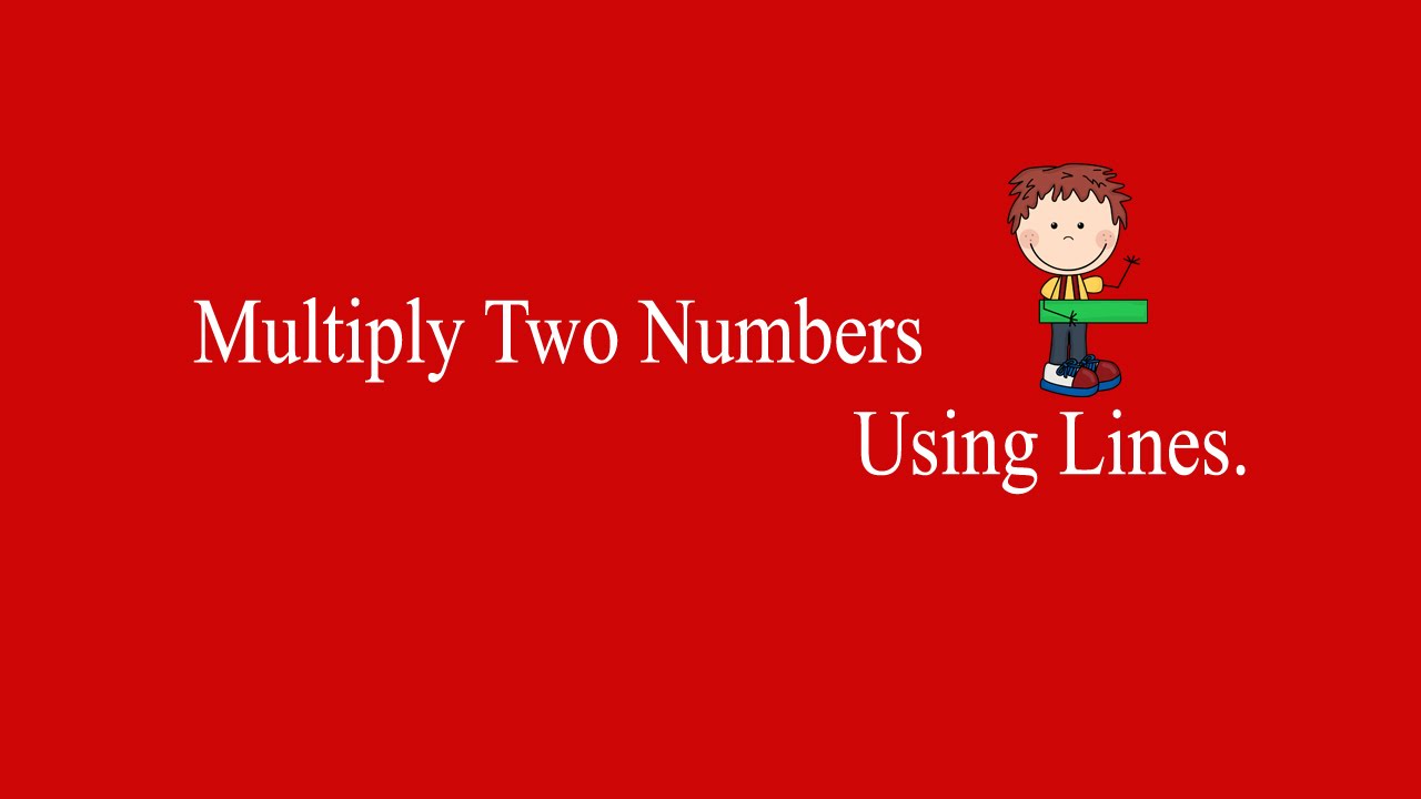Math Trick-Multiply Numbers using lines - YouTube