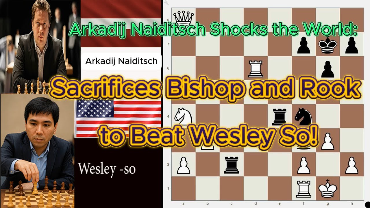 Arkadij Naiditsch Shocks the World: Sacrifices Bishop and Rook to Beat ...