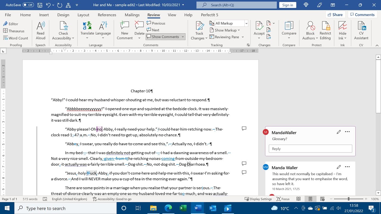 Word Track Changes - a guide for authors - YouTube