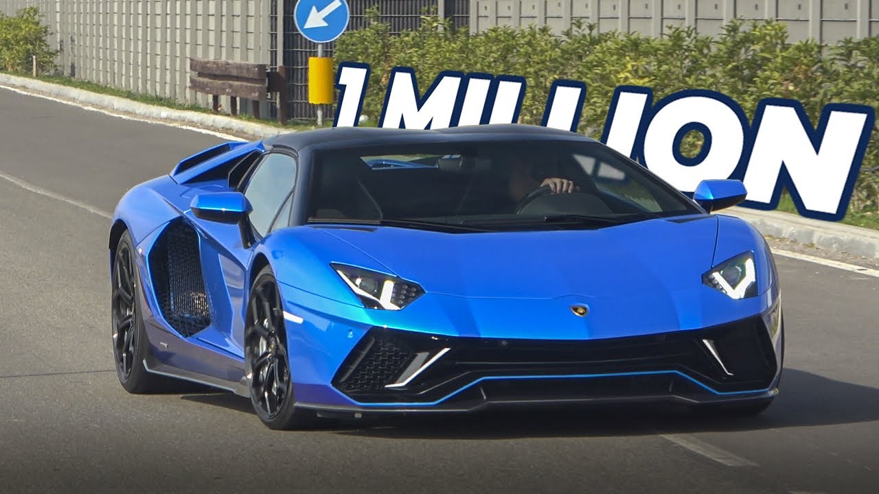 Just 1 MILLION worth of NEW LAMBOS testing on the road. - YouTube