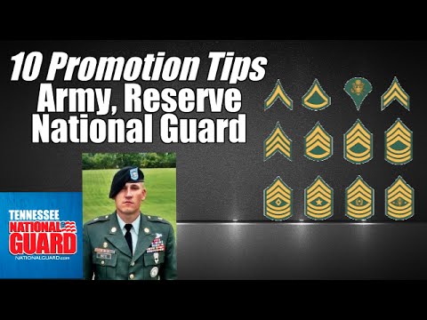 10 Tips to help you get promoted in the Army, Army Reserve, or Army ...