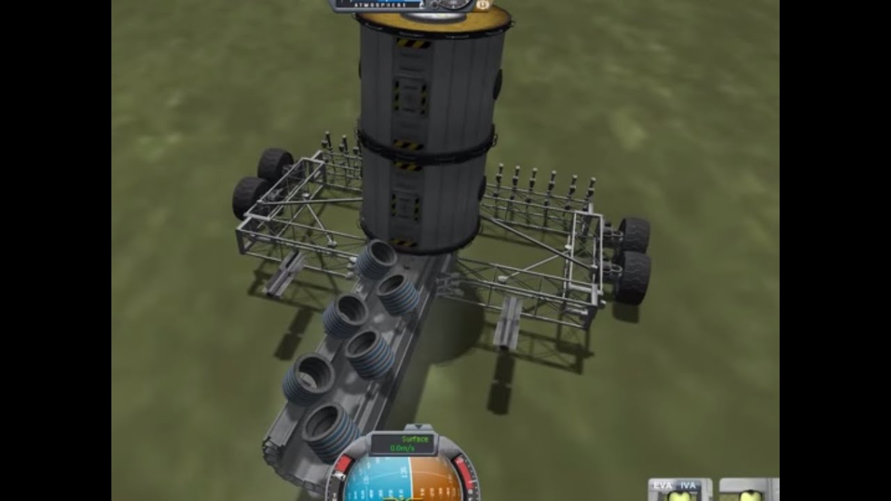 KSP(Kerbal Space Program) STOCK/Vanilla Kerbal Gun - YouTube