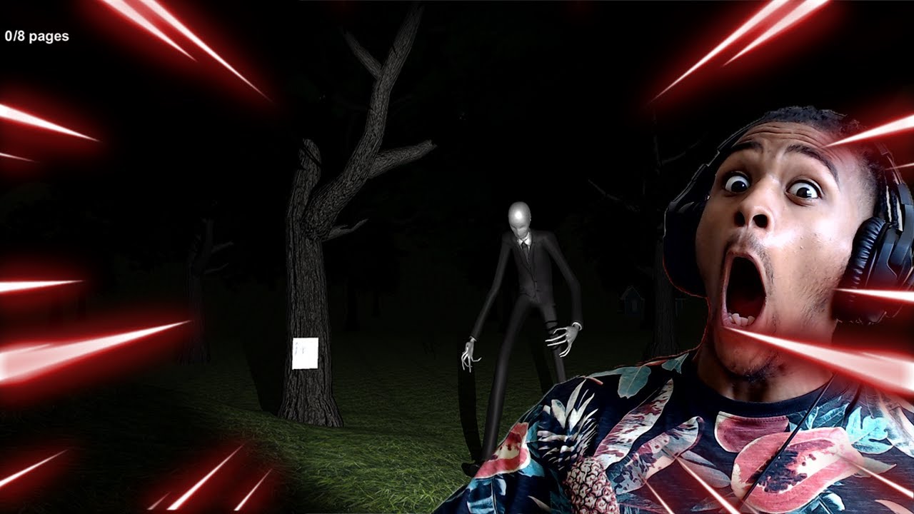 SLENDER MAN RUNS TRACK?! | FOREST OF NIGHTMARES - YouTube